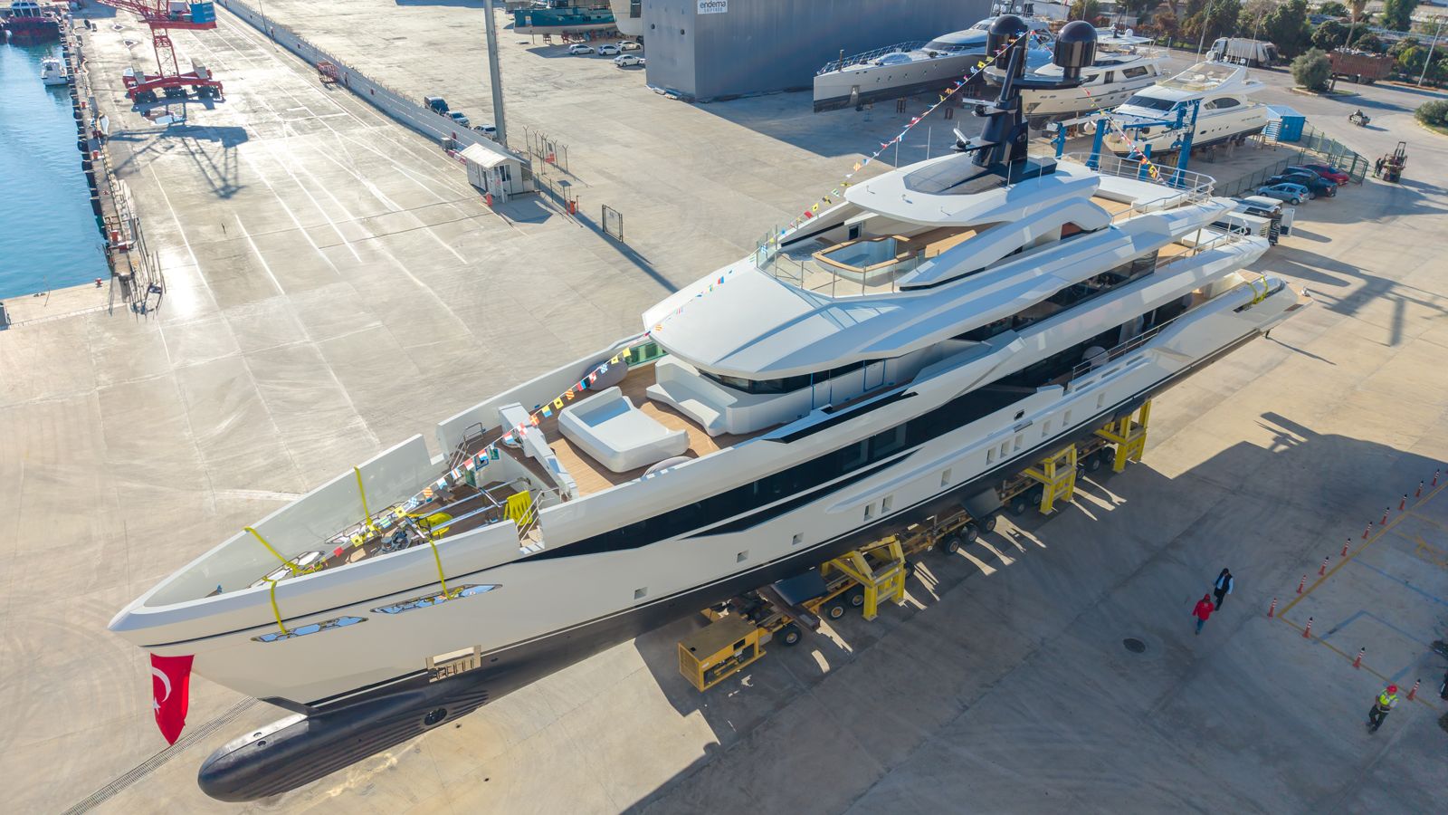 Second 52m Bilgin 170 superyacht launched